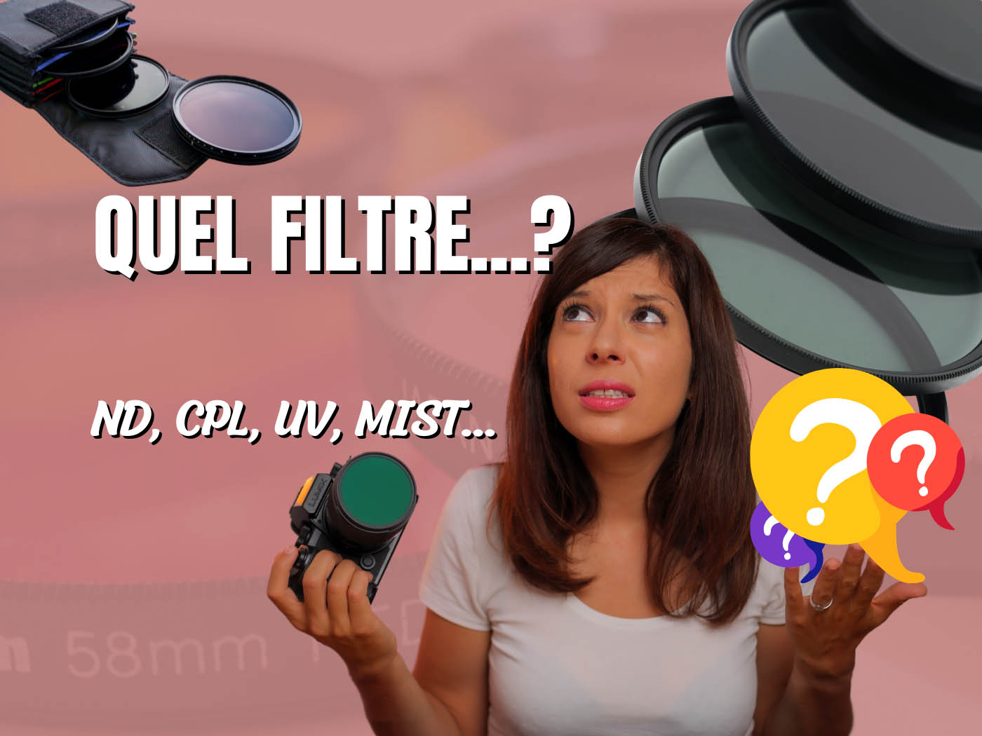 Quel filtre pour appareil photo choisir ? (ND, UV, Polarisant ...